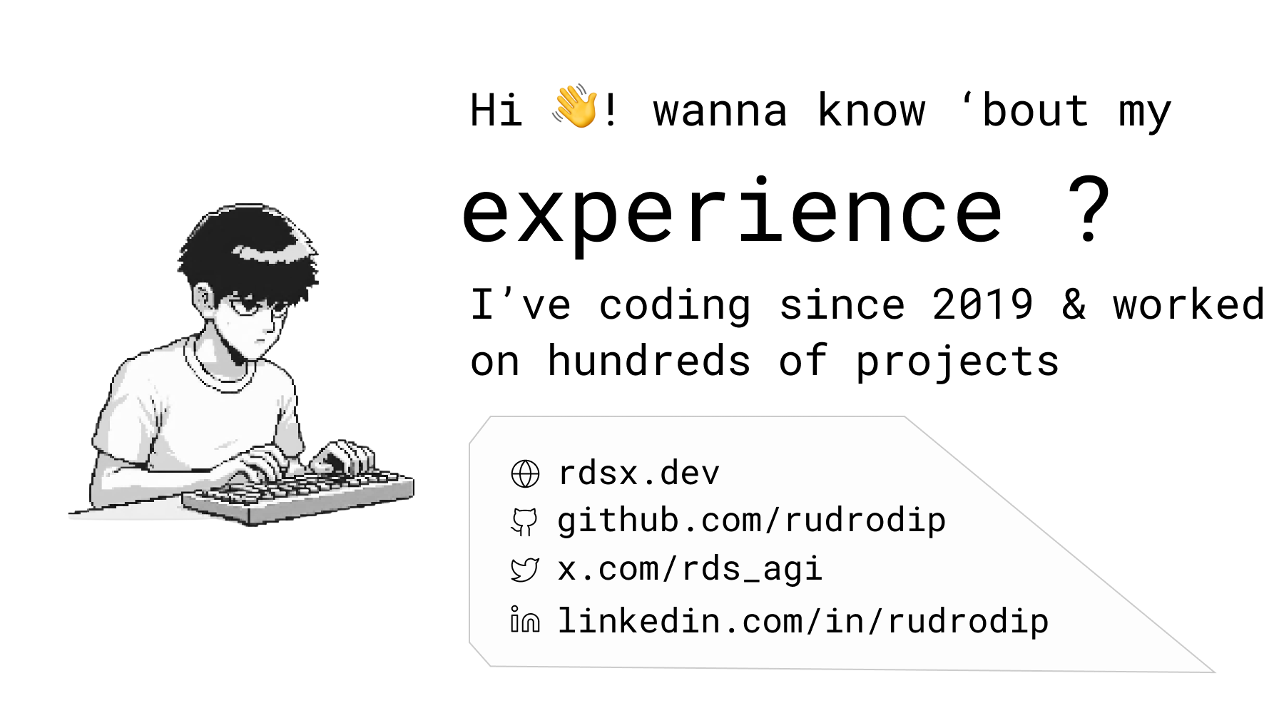 Experience | Rudro Dip Sarker | rdsx.dev