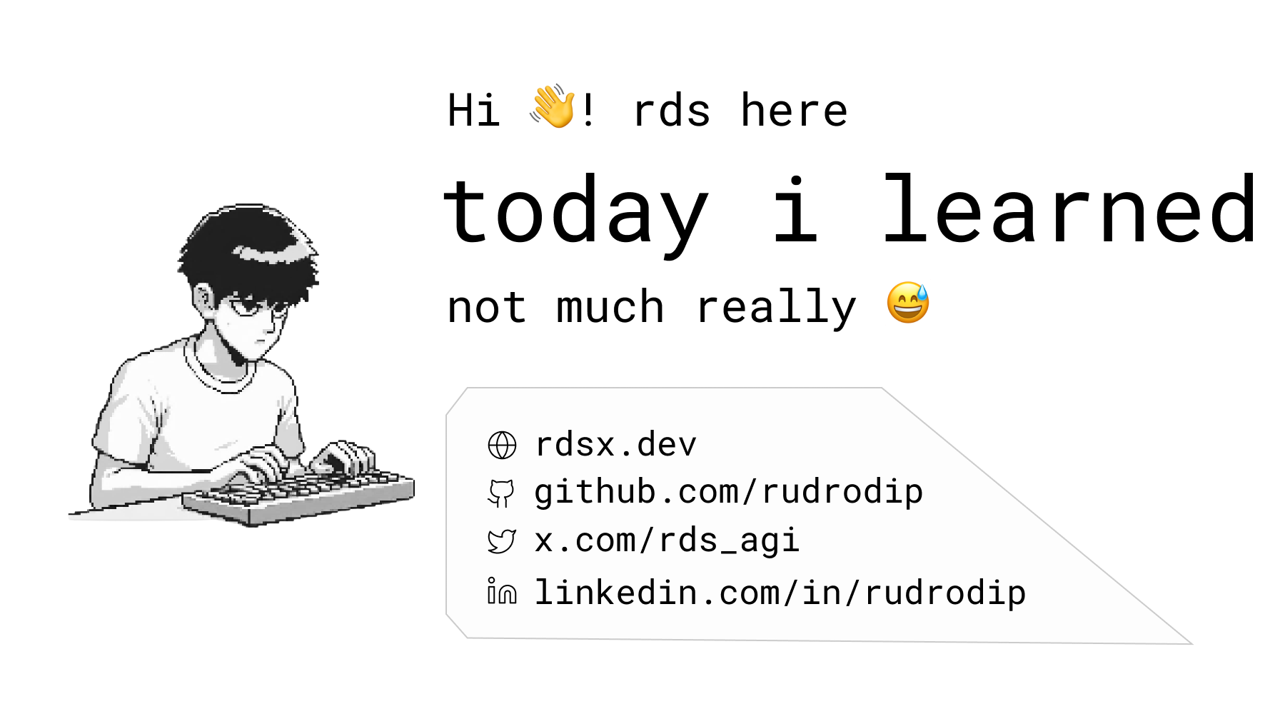 Today I learned | rdsx.dev | Rudro Dip Sarker